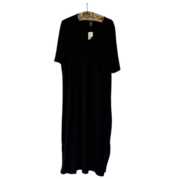 Lauren Ralph Lauren | Dresses | Nwt Ralph Lauren Lrl Black Maxi Dress ...